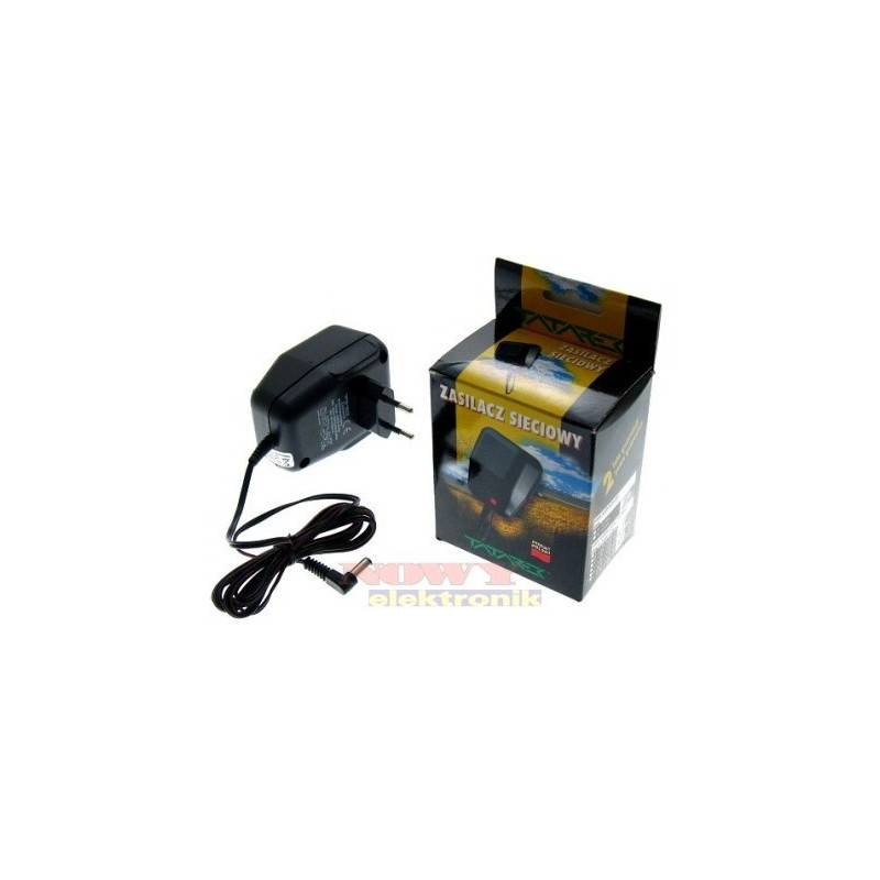 Zasilacz ZS 9V/250mA 12V~/100mA (+) 2.1/5.5 Stabilizowany TATAREK ...