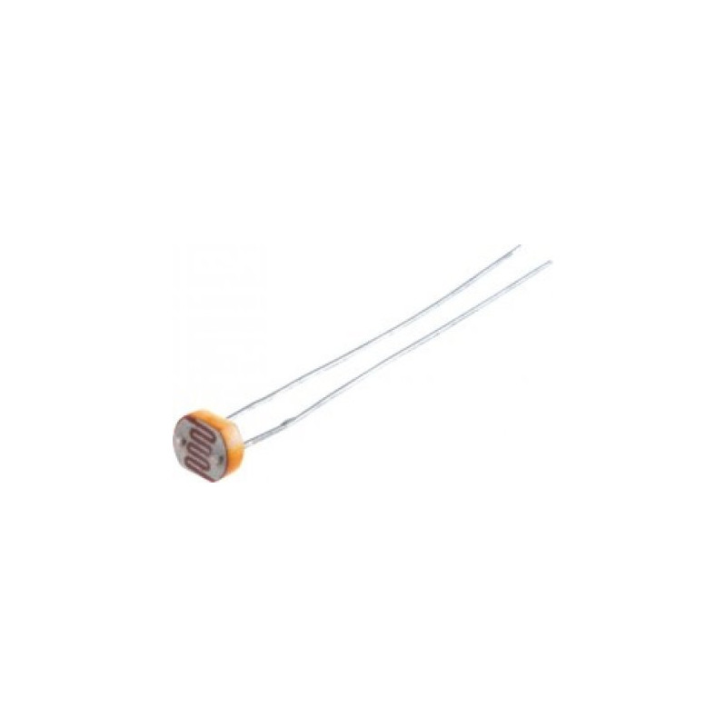 Fotorezystor 5K-10kΩ 520-590NM LDR07 GL5516-Podzespoły Elektroniczne