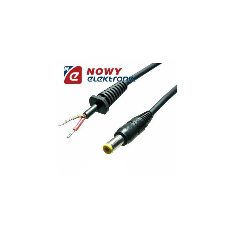 Wtyk DC 1,7/4,8 z przew.1,5m PRO Kabel 1m z wt. pros.-Podzespoły Elektroniczne