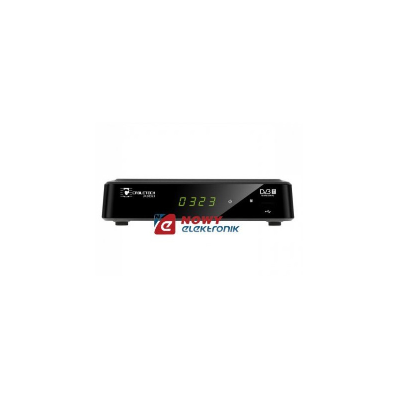 Tuner TV naz. URZ0323 DVB-T2 HD MPEG-4 CABLETECH DVB-T,USB,HDMI-RTV, SAT, DVB-T