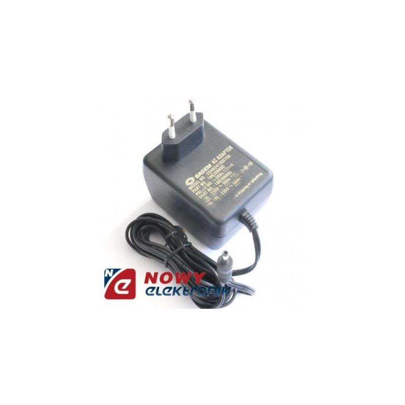 Zasilacz ZN 13V/700mA SAGEM Niestabilizowany Wtyk 3,5 / 1,2mm-Zasilacze ...