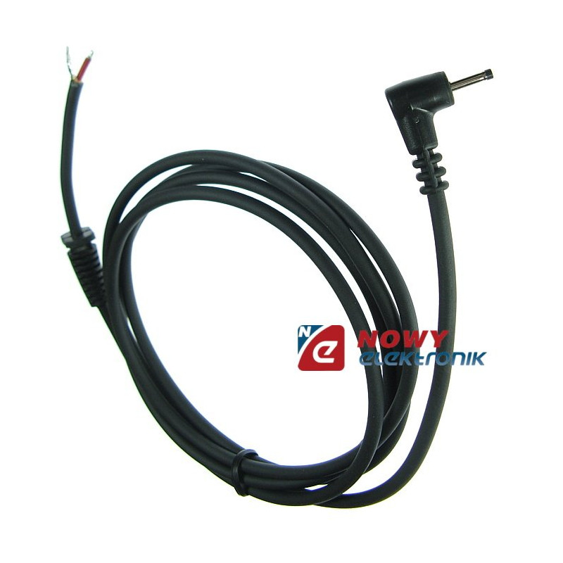 Wtyk DC 0,7/2,35k przew.1,5m PRO ESPE kątowy 1x1mm+ek-Podzespoły Elektroniczne