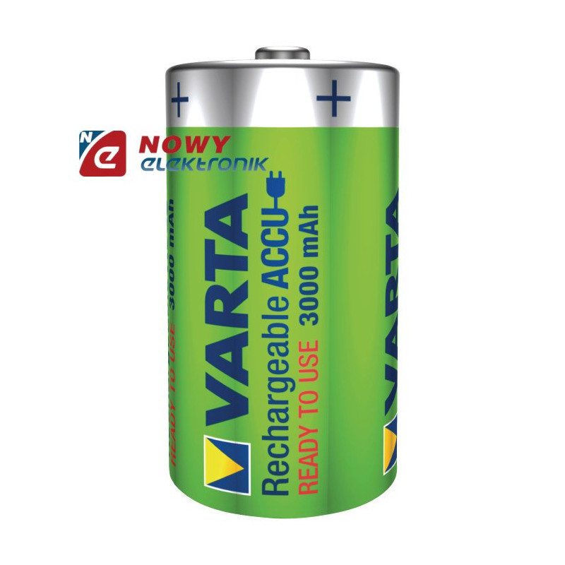 Akum. R20 3000mAh NiMH VARTA-Akumulatory i Ładowarki
