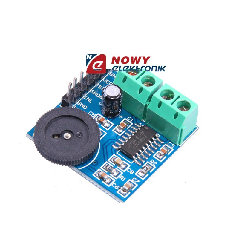 Wzmacniacz audio 2x3W z regul. wzmocnienia PAM ARDUINO KLON-Zestawy do ...