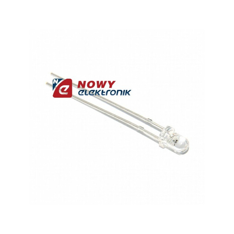 Dioda LED 3mm ŻÓŁTY 12V clir 1560mcd-Podzespoły Elektroniczne
