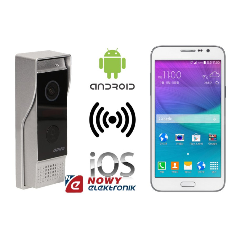 VIDEODOMOF. mobilny SECURITAS|IP ORNO SECURITAS WI-FI-Wideodomofony