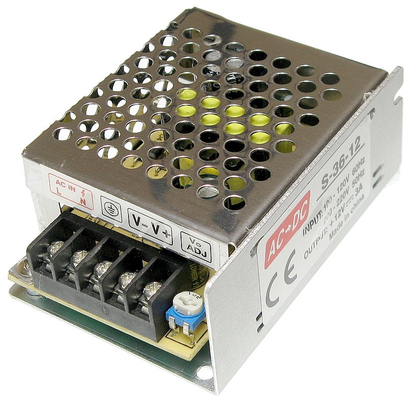 Zasilacz imp. 12V 36W 3A CCTV LED, NEPOWER Przemysłowy-Zasilacze i Transformatory