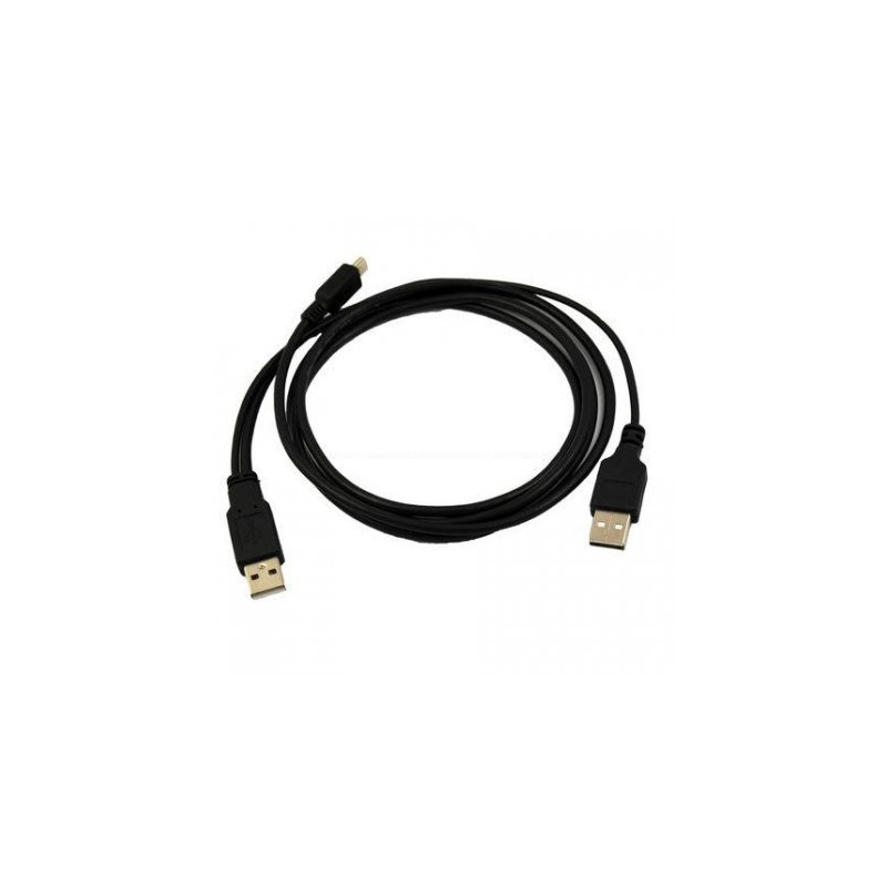 Kabel USB wt.A/wt.A+miniUSB 5pin m.in. do HDD podwójny-Kable i ...