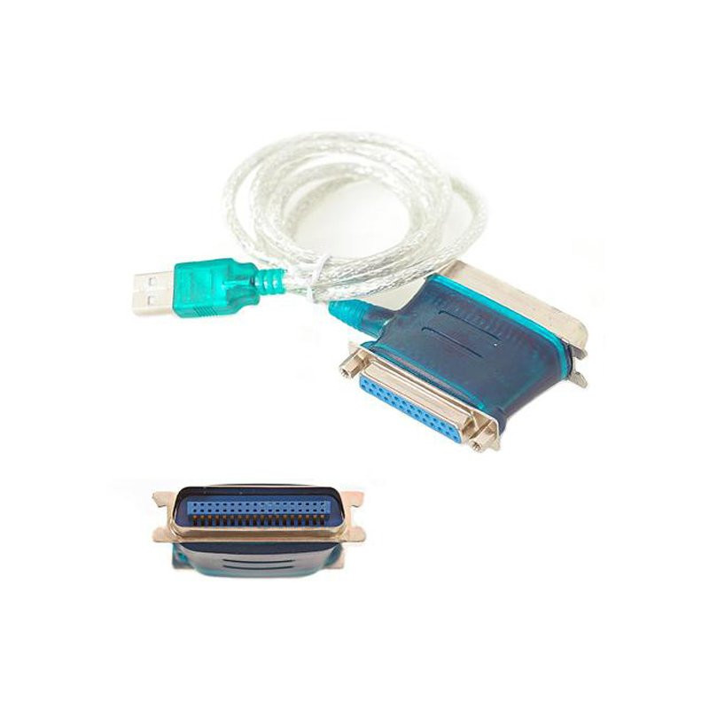 Przejściówka z USB na LPT COMBO drukarkowy CENTRONICS-Komputery i Tablety