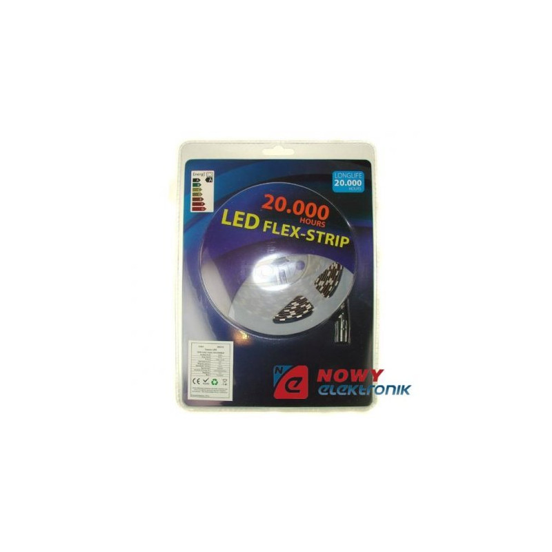 Taśma LED ZESTAW 5050 bi.ci.IP65 5m/150LED + zasil/ biały ciepły ...