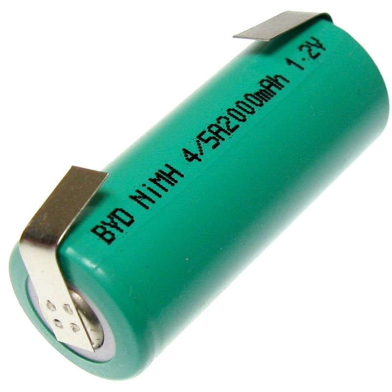 Akumulator do pakietu BYD4/5A ZB z blaszkami)1,2V 2000mAh 17x42mm-Akumulatory i Ładowarki