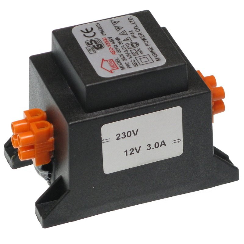 Zasilacz ZZ 12V 3A AC zaciski śrubowe Zasilacz napięcia zmiennego-Zasilacze i Transformatory