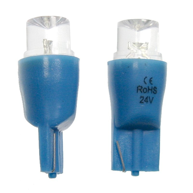 Dioda LED T8B/T10 WEDGE-03 24V W5W niebieska-Oświetlenie