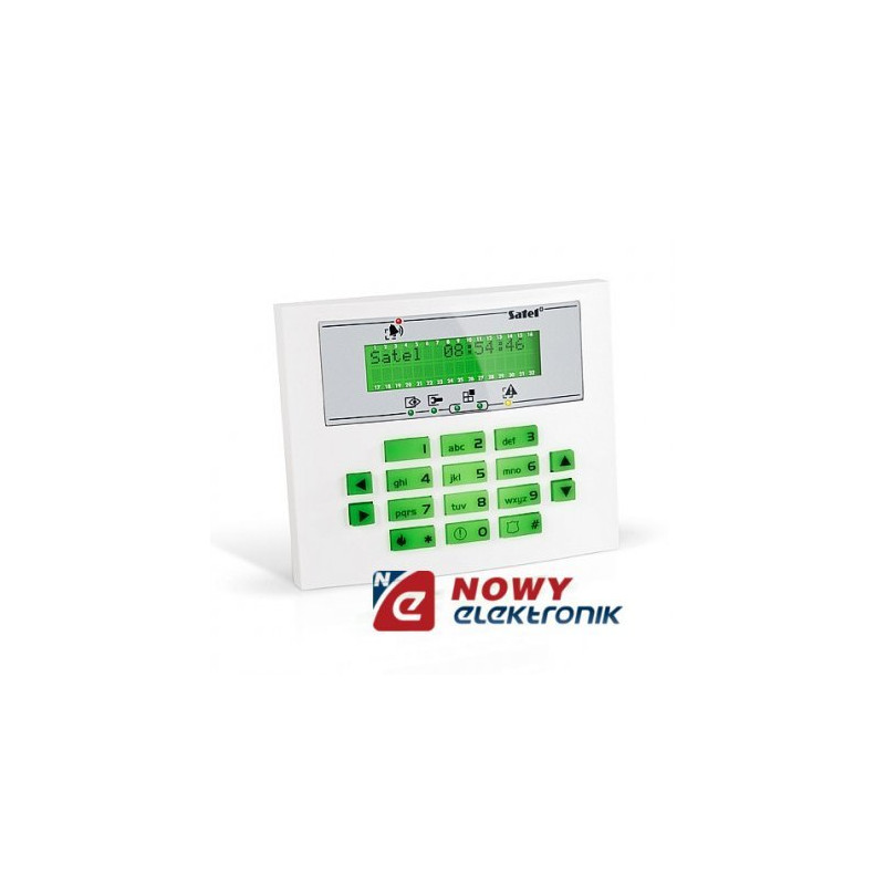 Manipulator INTEGRA KLCDS-GREEN Typ S podświetlenie SATEL klawiatura ...