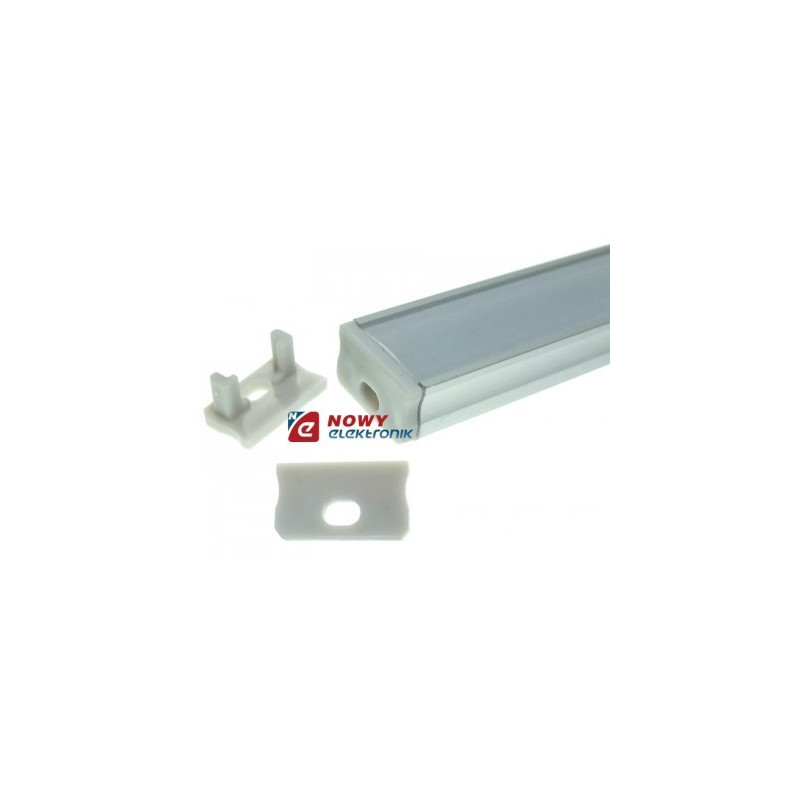 Profil LED - zaślepka A z otw. szara/do profilu A-Oświetlenie