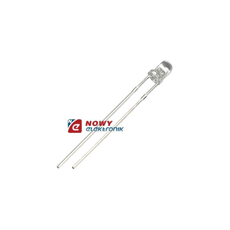 Dioda LED 3mm ZIELONA 12V clir-Podzespoły Elektroniczne