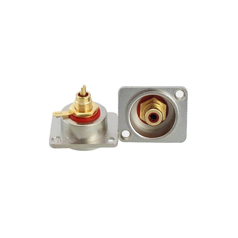 Gniazdo RCA montażowe RG37 do obudowy Talvico-Podzespoły Elektroniczne