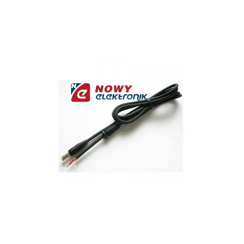 Wtyk DC 3,1/6,3 z przew.1,5m PRO Kabel 1m z wt. pros.-Podzespoły Elektroniczne