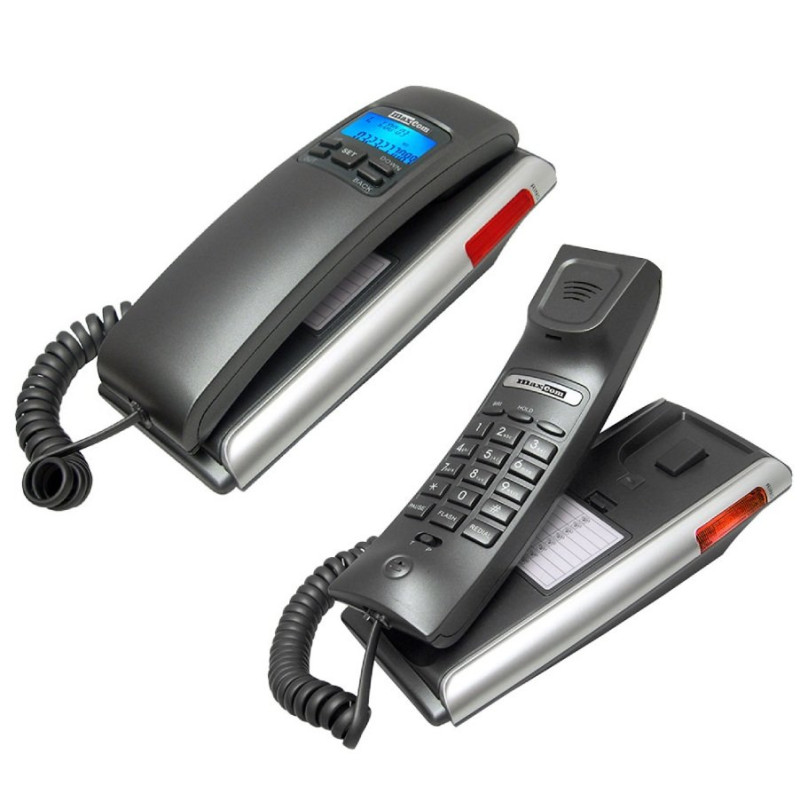 TELEFON MAXCOM KXT-400 grafitowo-srebrny-Telefony i Smartfony