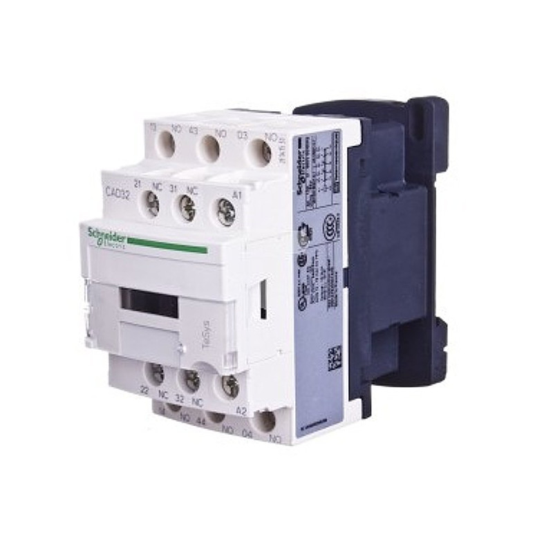 Stycznik CAD32B7 24VAC 32A 3Z|0R Schneider 3NO+2NC-Podzespoły Elektroniczne