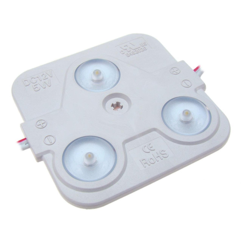 Moduł LED SUB LENS 5W 4000K c IP65 12VDC 3xSMD3030 60x60x4-Oświetlenie