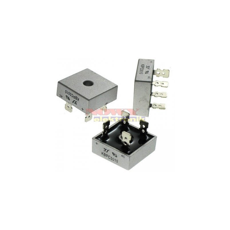 Mostek 50A 1000V KBPC5010 konektory-Podzespoły Elektroniczne