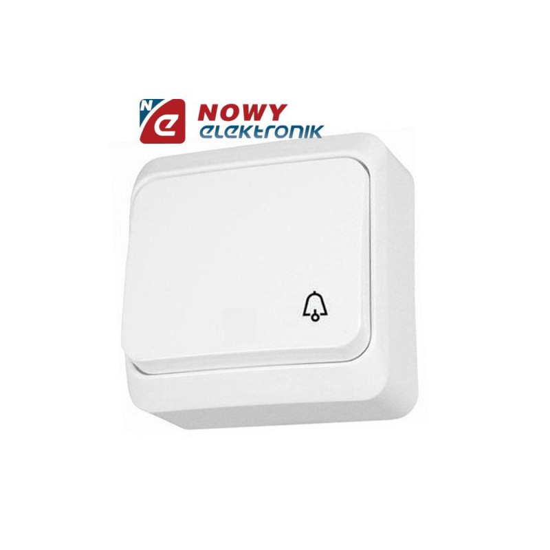Wyłącznik PRIMA WNT-101P dzwonk. BIAŁY-Dzwonki