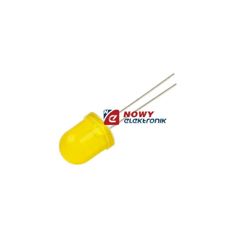 Dioda LED 10mm YELLOW-Podzespoły Elektroniczne