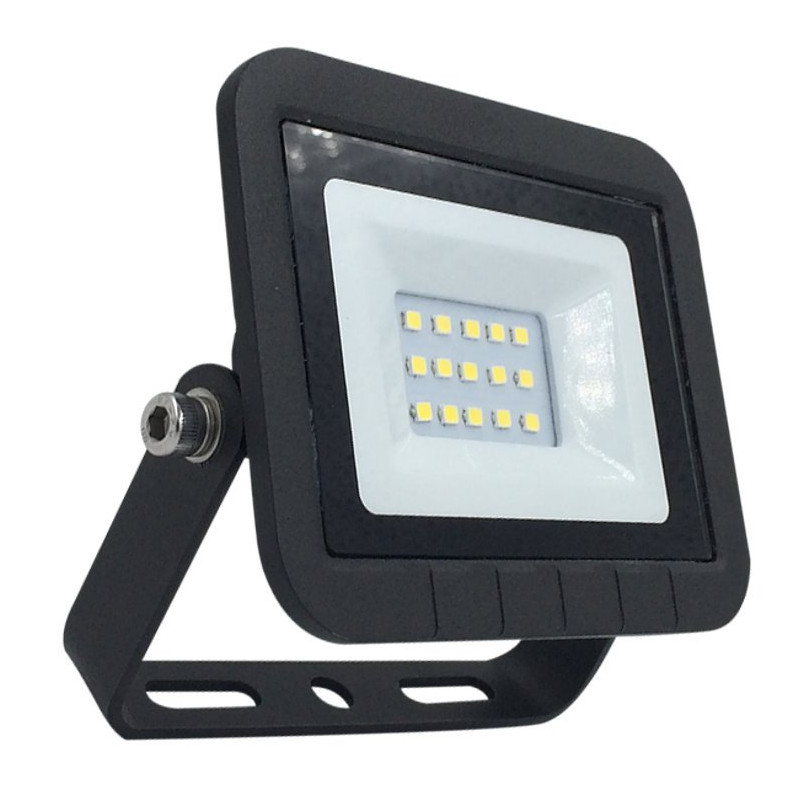 Halogen LED 10W czarny SLIM 4000 K 750lm Biały dzienny-Oświetlenie