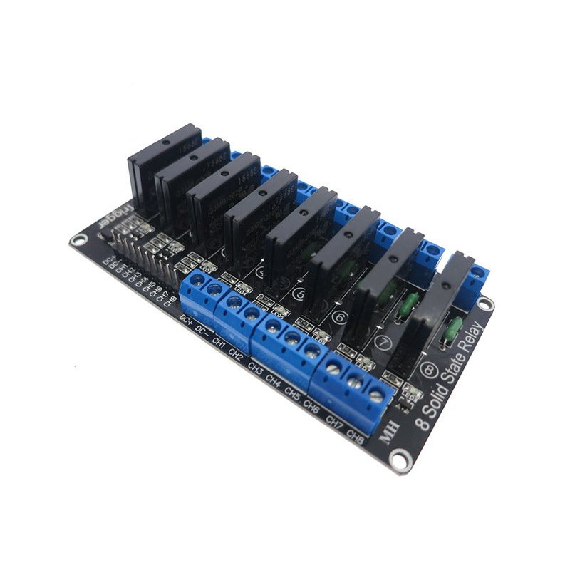 Moduł 8 przek. SSR półprzewodn. zasil.:5V 2A/250VAC KLON/ARDUINO ...