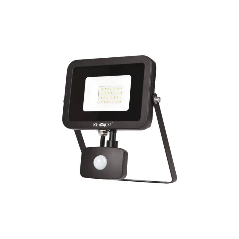 Halogen LED 20W + sensor ruchu i zmierzchu, 4000K reflektor-Oświetlenie