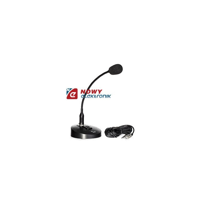 Mikrofon gęsia szyjka 40cm MH805 giętki uchwyt 40cm-Naglosnienie i Estrada