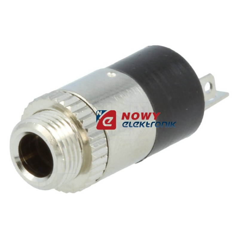 Gniazdo JACK 3,5mm st.proste stereo lutowane do obudowy-Podzespoły ...