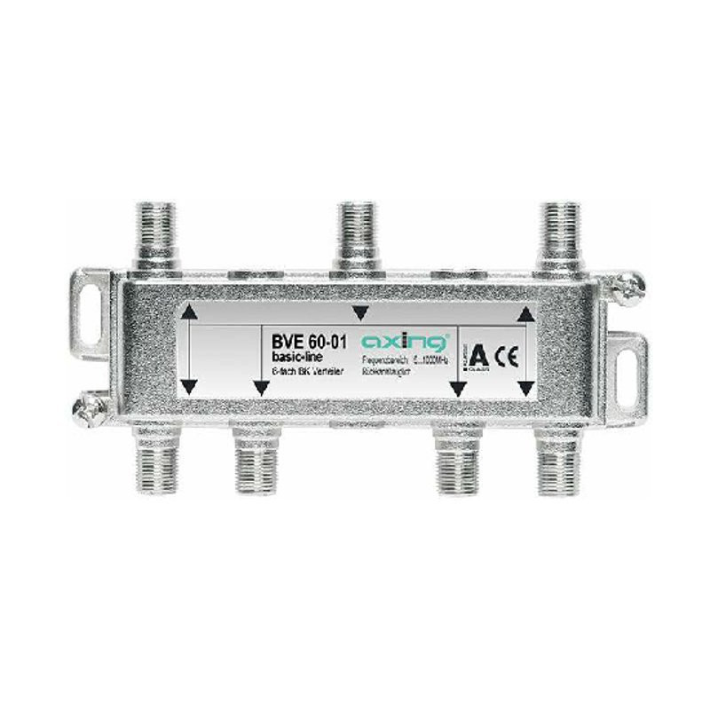 Spliter 1/6 Axing BVE 60-01 5-1006 MHz DVB-T rozgałęźnik 6-krotny-RTV ...