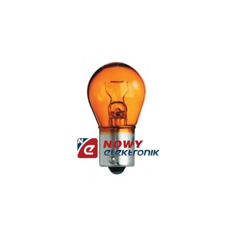 Żarówka BA15S 12V 21W AMBER --66788-Oświetlenie