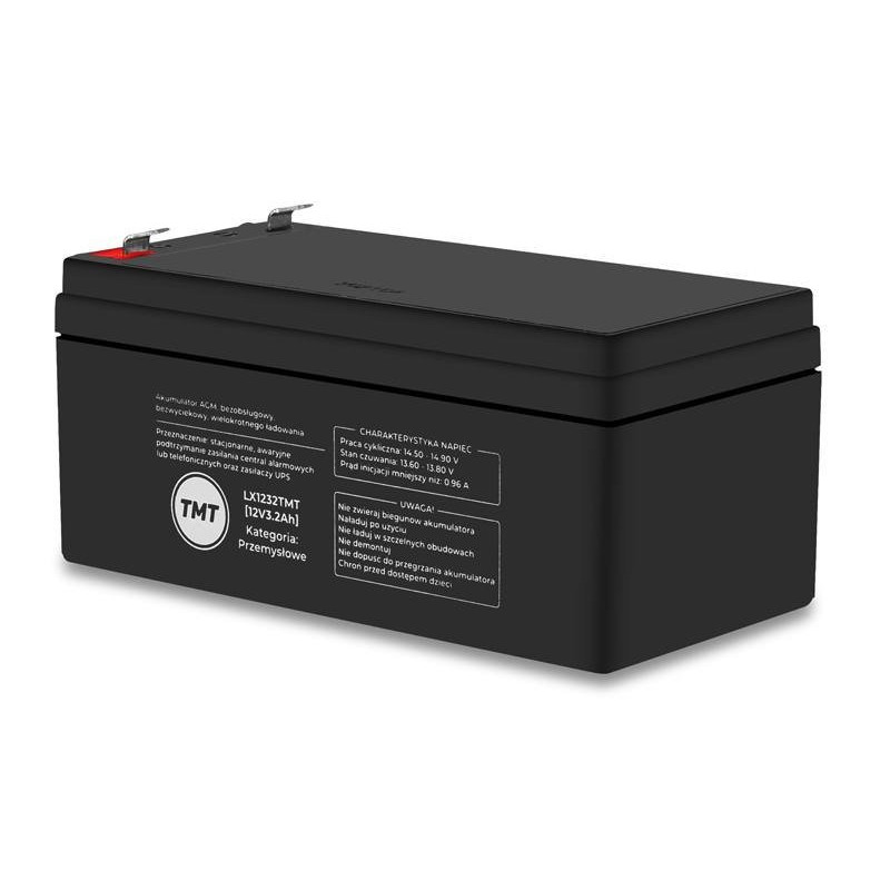 Akumulator 12V-3,2Ah żelowy LX-Akumulatory i Ładowarki