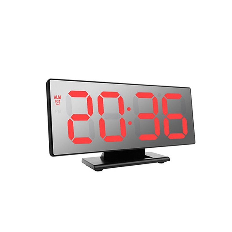 Zegar LED DS-3618L czerwony | LED z budzikiem, termometr-Dom i Ogród
