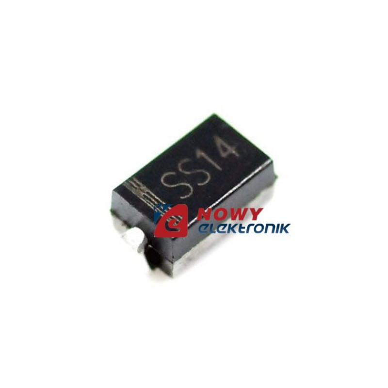 SS14 Schottky 40V 1A SMD Dioda DO214AC-Podzespoły Elektroniczne