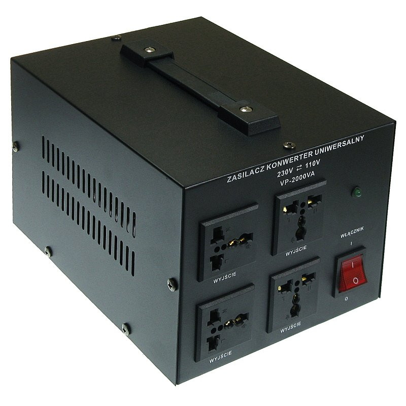 ATST 2000 Autotransf. w obudowi VP-2000VA 115V/230VAC lub 230/115VAC ...