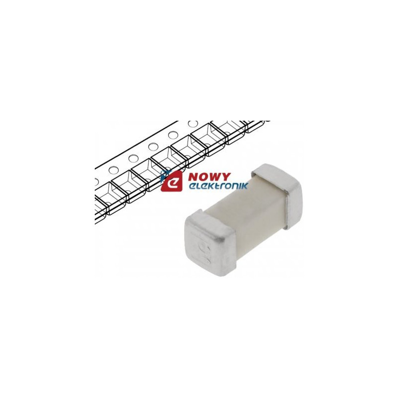Bezp. SMD BSMD-S6.3A 6,1x2,6x2,6 mm 125V Bezpiecznik SMD szybki-Elektryka