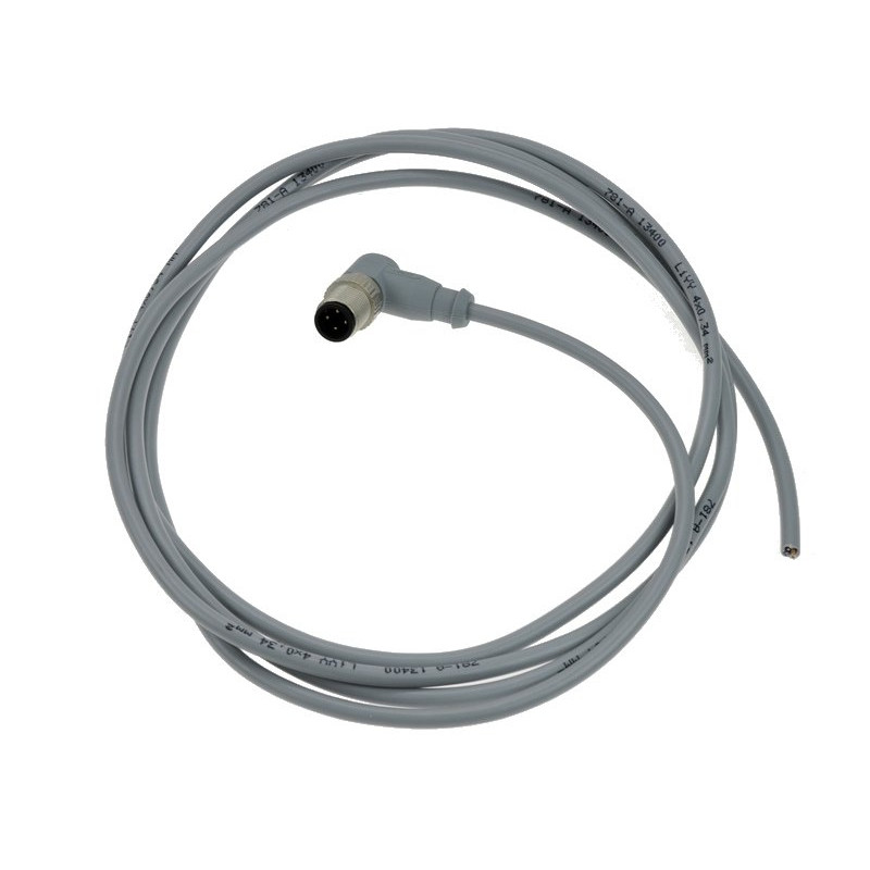 Złącze M12 kątowe 4-styk. 2m wtyk CONEC (z przew.2m) do czujnika IP67-Podzespoły Elektroniczne