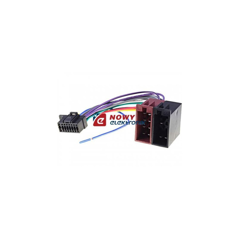 ZRS-206 SONY Przewody ISO 16 PIN-CAR AUDIO-VIDEO