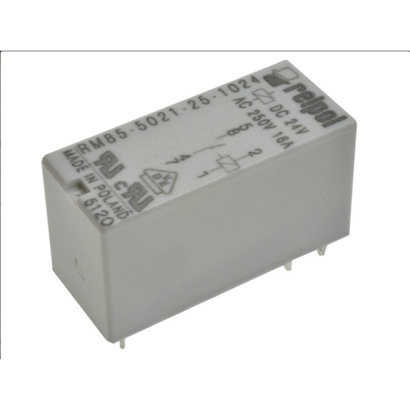 Przekaźnik RM85-5021-25-1024 24VDC 16A 1 Styk zwierny Relpol-Podzespoły ...