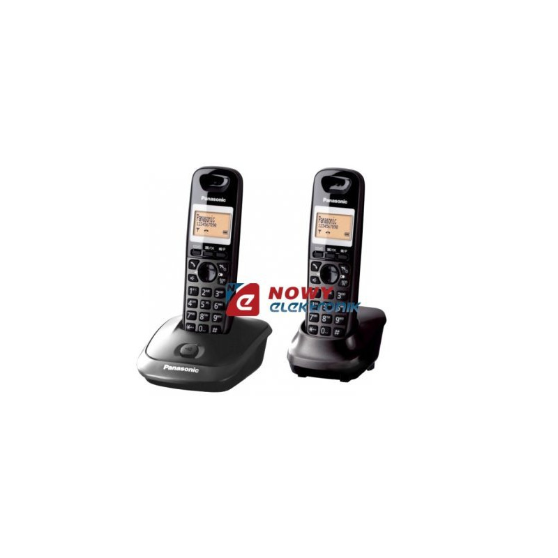 Telefon Panasonic|KX-TG2512PDT(+ DUO /Tytanowy Bezprzewodowy (dual ...