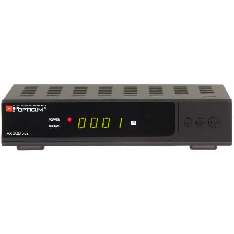 Tuner sat. OPTICUM AX 300 Plus PVR DVB-S DVB-S2 HDTV dekoder SAT-RTV ...