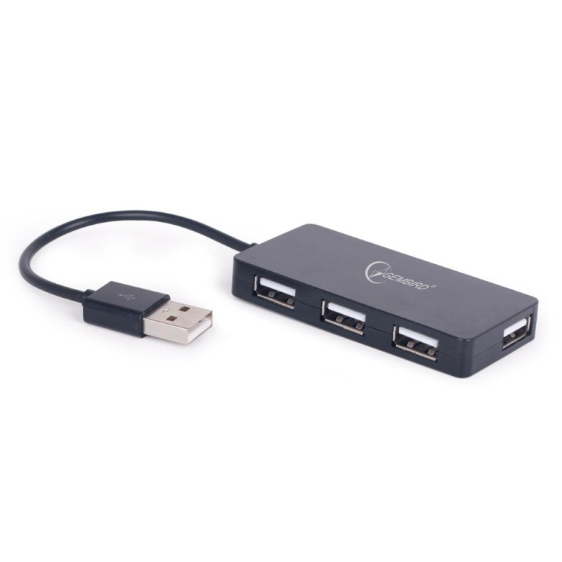HUB USB 2.0 4-port.GEMBIRD black-Komputery i Tablety