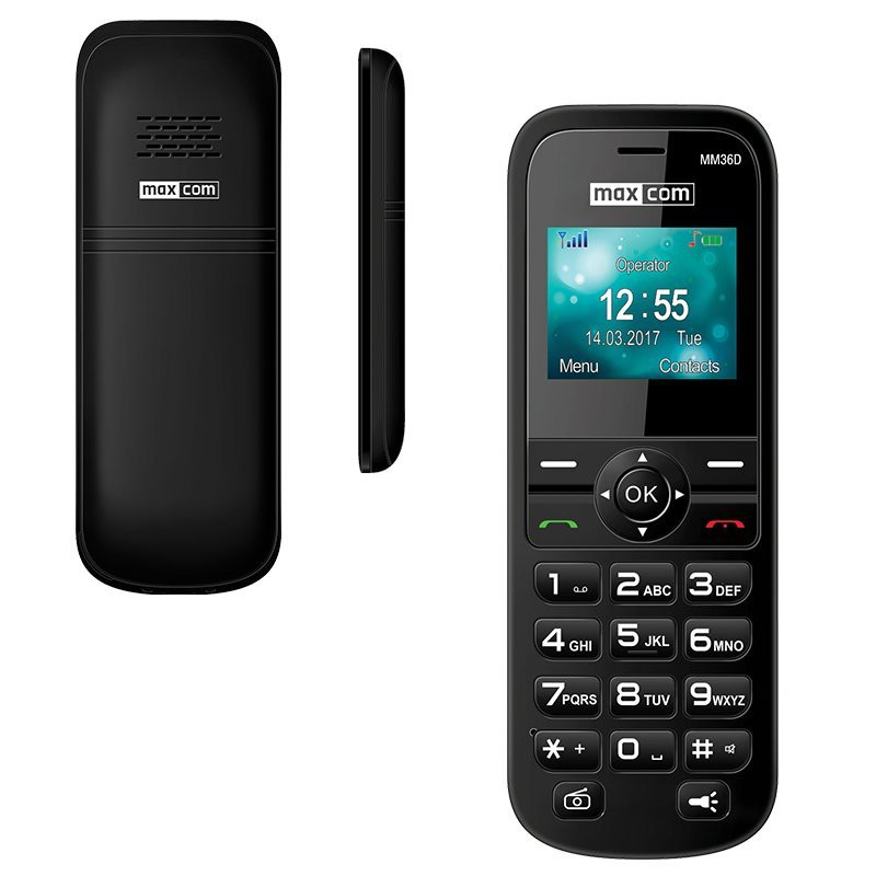 Telefon GSM MAXCOM MM36D SIM | biurkowy stacjonarny na karte SIM ...