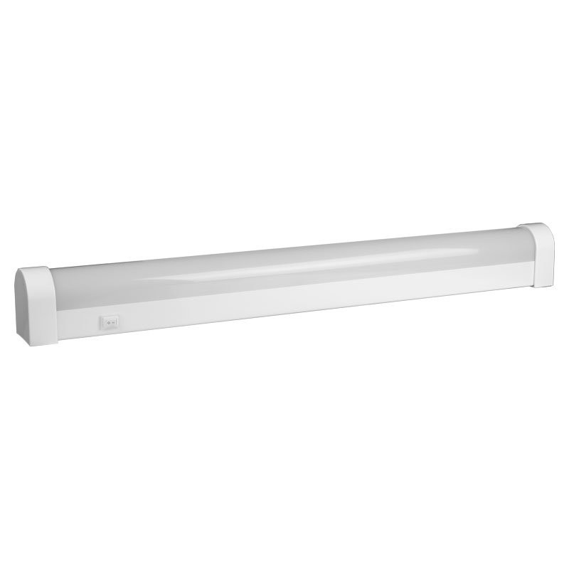 Lampa LED podszafkowa z wyłączn. Listwa 60cm 230V 15W biała łazienkowa ...