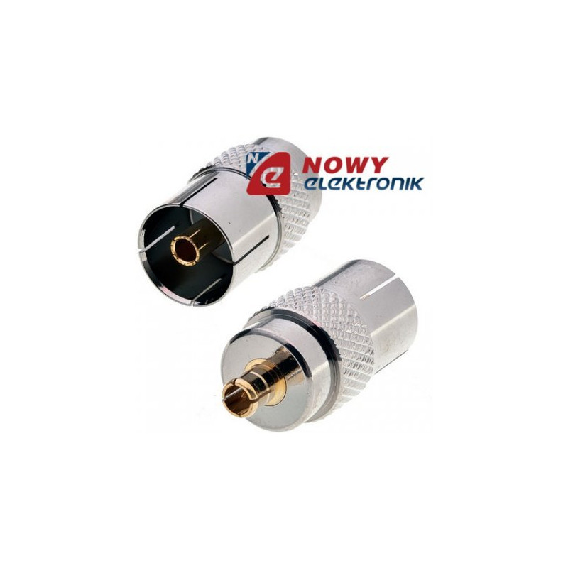 Adapter do tunerów MCX IEC DVB-T Przejście wtyk MCX gniazdo TV ...