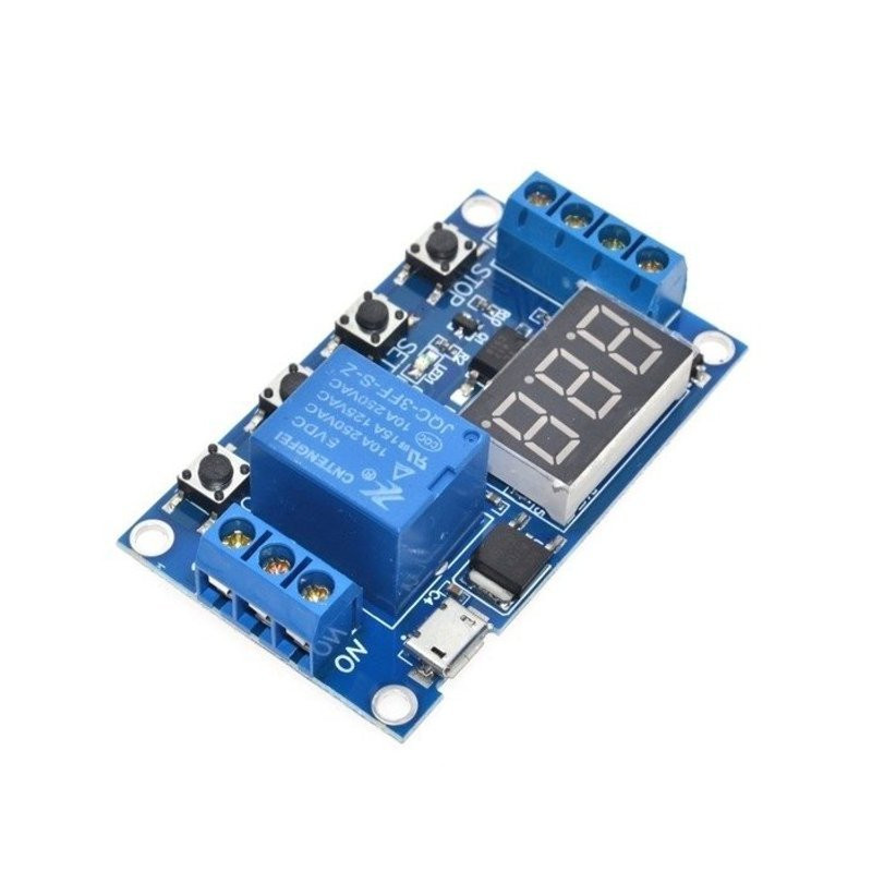 Moduł Timera z przekaźnikiem 10A sterownik czasowy M792 6-20V ...